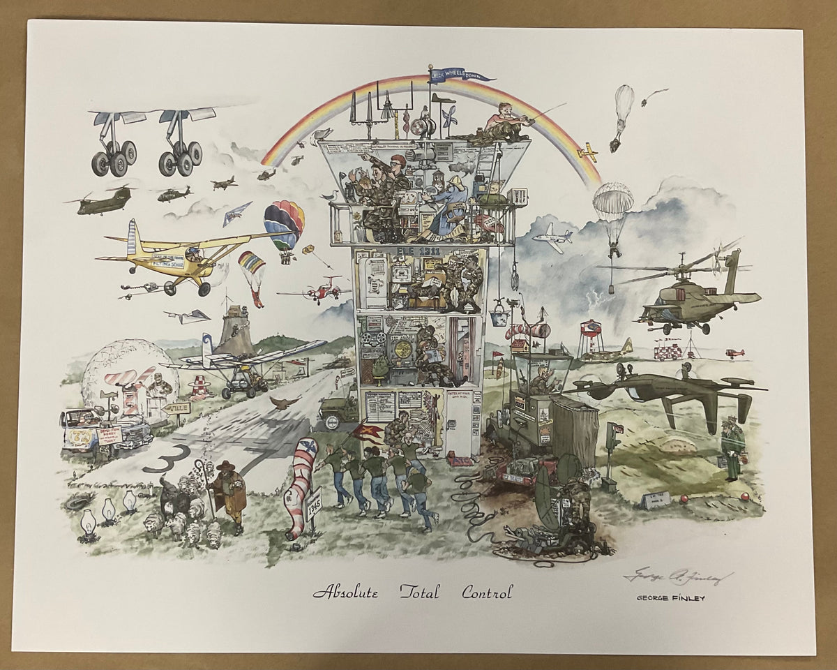 George Finley Print Black Hawk – Aviation Museum Gift Shop