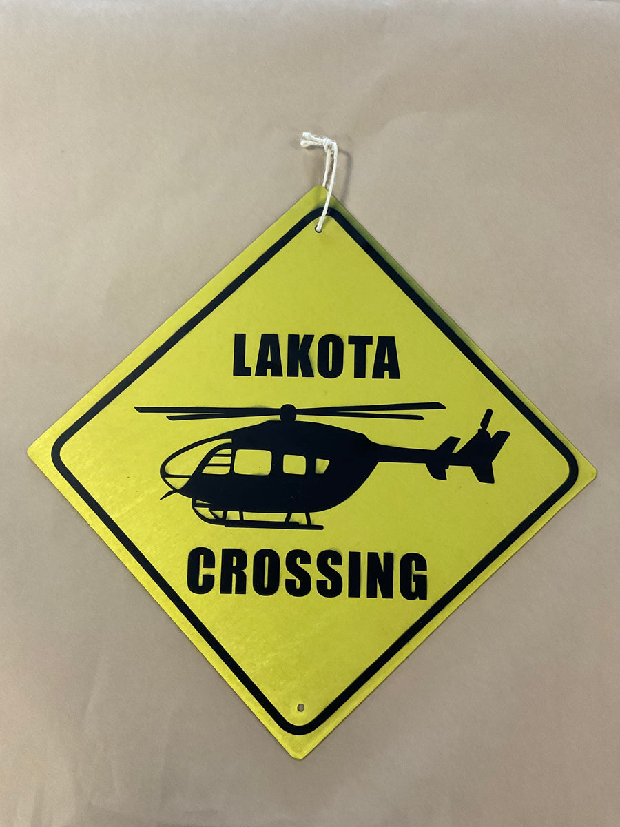 Aircraft Crossing Sign – Aviation Museum Gift Shop