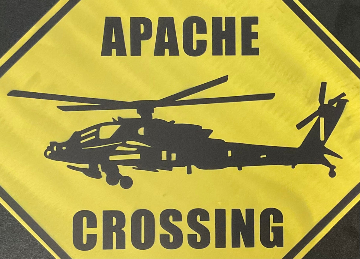 Aircraft Crossing Sign – Aviation Museum Gift Shop