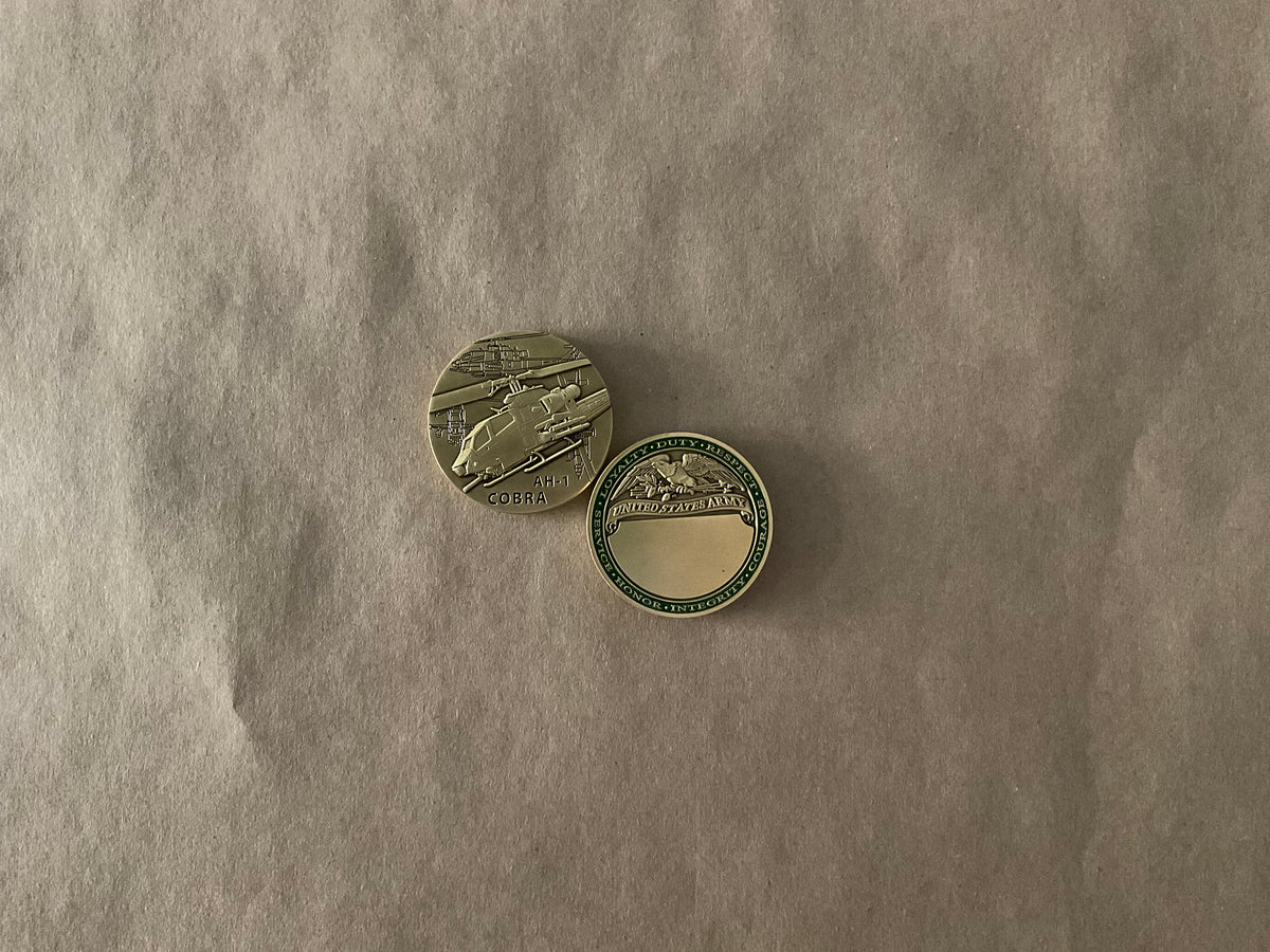 AH-1 Cobra Helicopter Coin – Aviation Museum Gift Shop