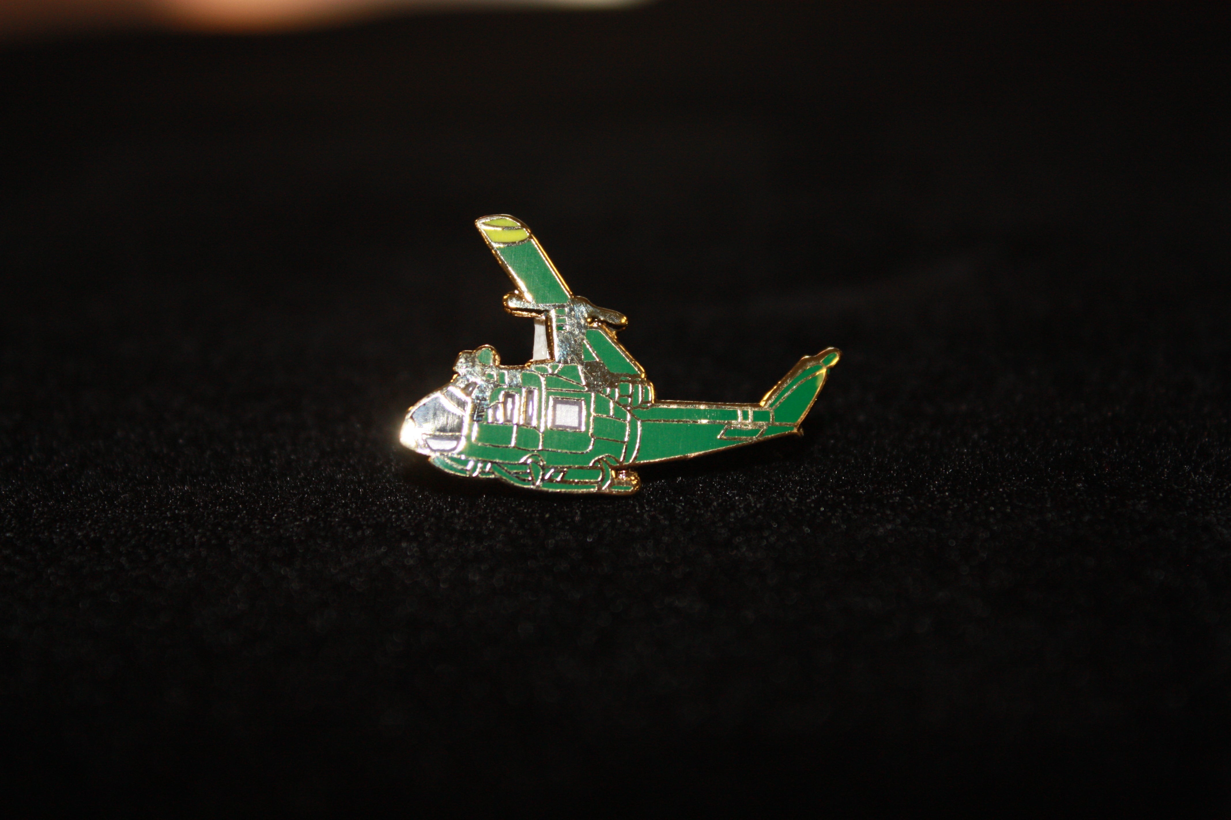 UH-1 Huey Helicopter Lapel Pin – Aviation Museum Gift Shop