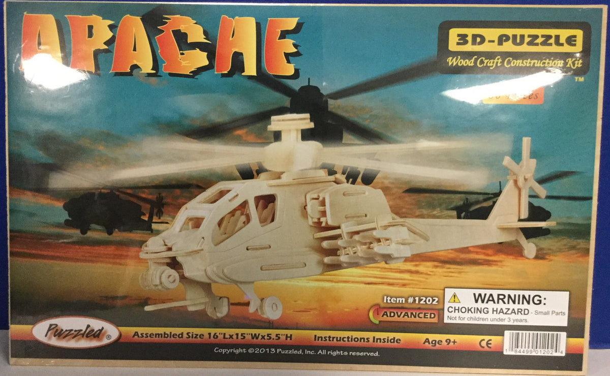 3D Apache Puzzle – Aviation Museum Gift Shop