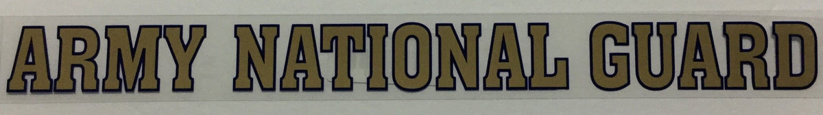 Army National Guard Window Strip Decal – Aviation Museum Gift Shop