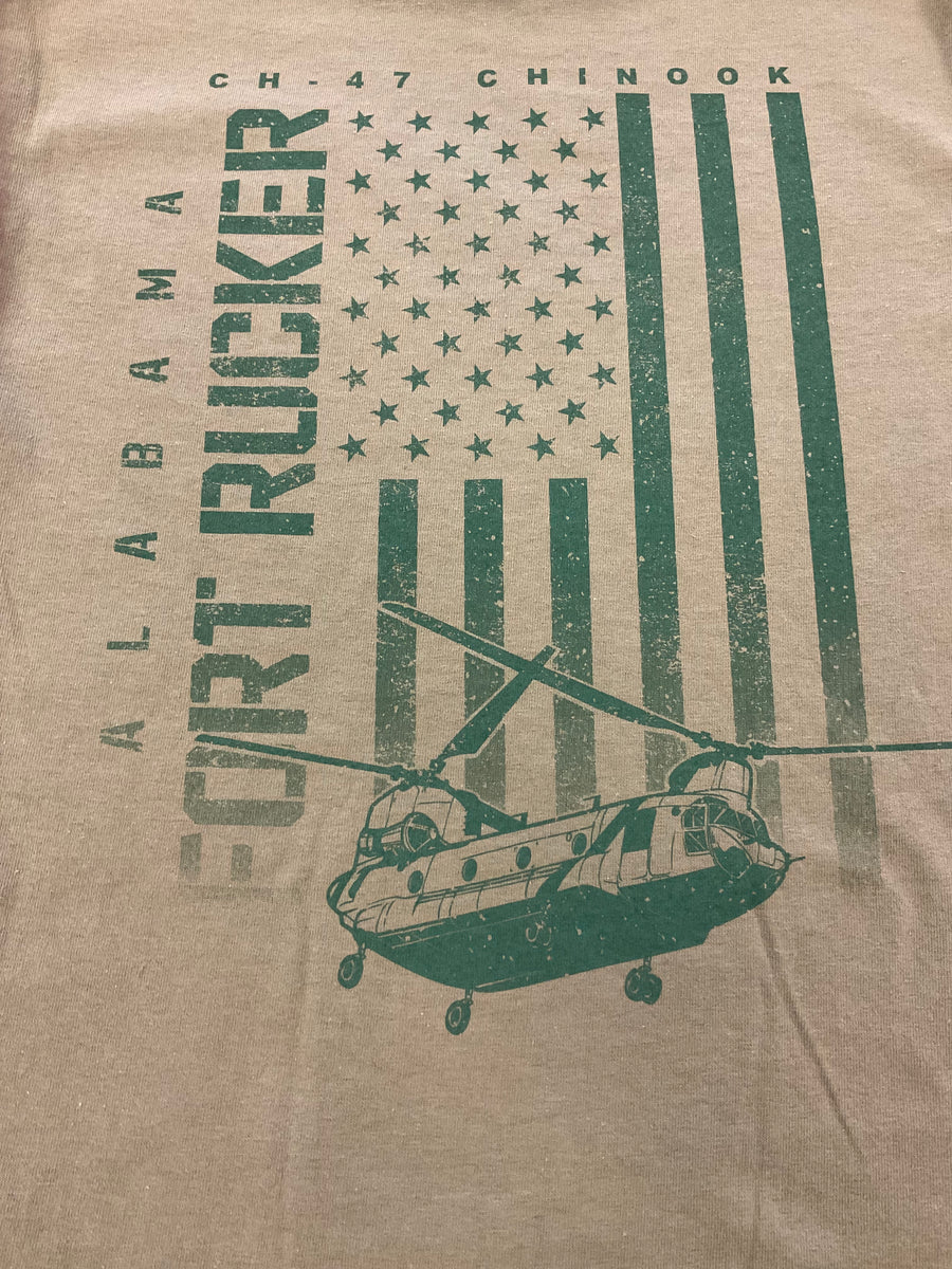CH-47 Chinook Flag T-Shirt – Aviation Museum Gift Shop