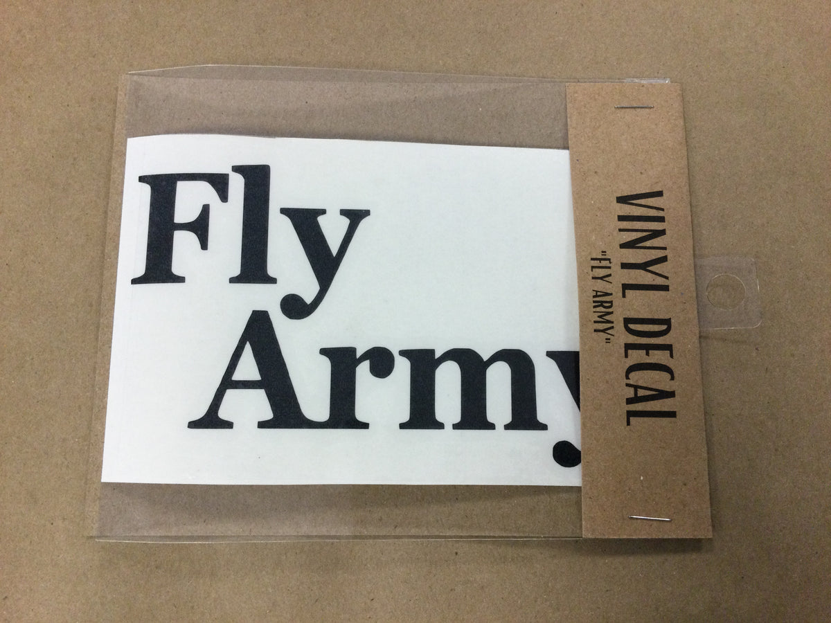 FLY ARMY Decal – Aviation Museum Gift Shop